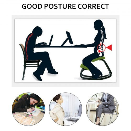 Scaun ergonomic pentru genunchi, capacitate incarcare de 220KG - eMAG.ro