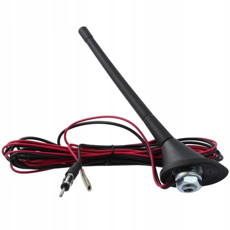 Antena Radio Auto, AM/FM, plug DIN, tija 16,5cm, cablu 350cm, pentru VW ...