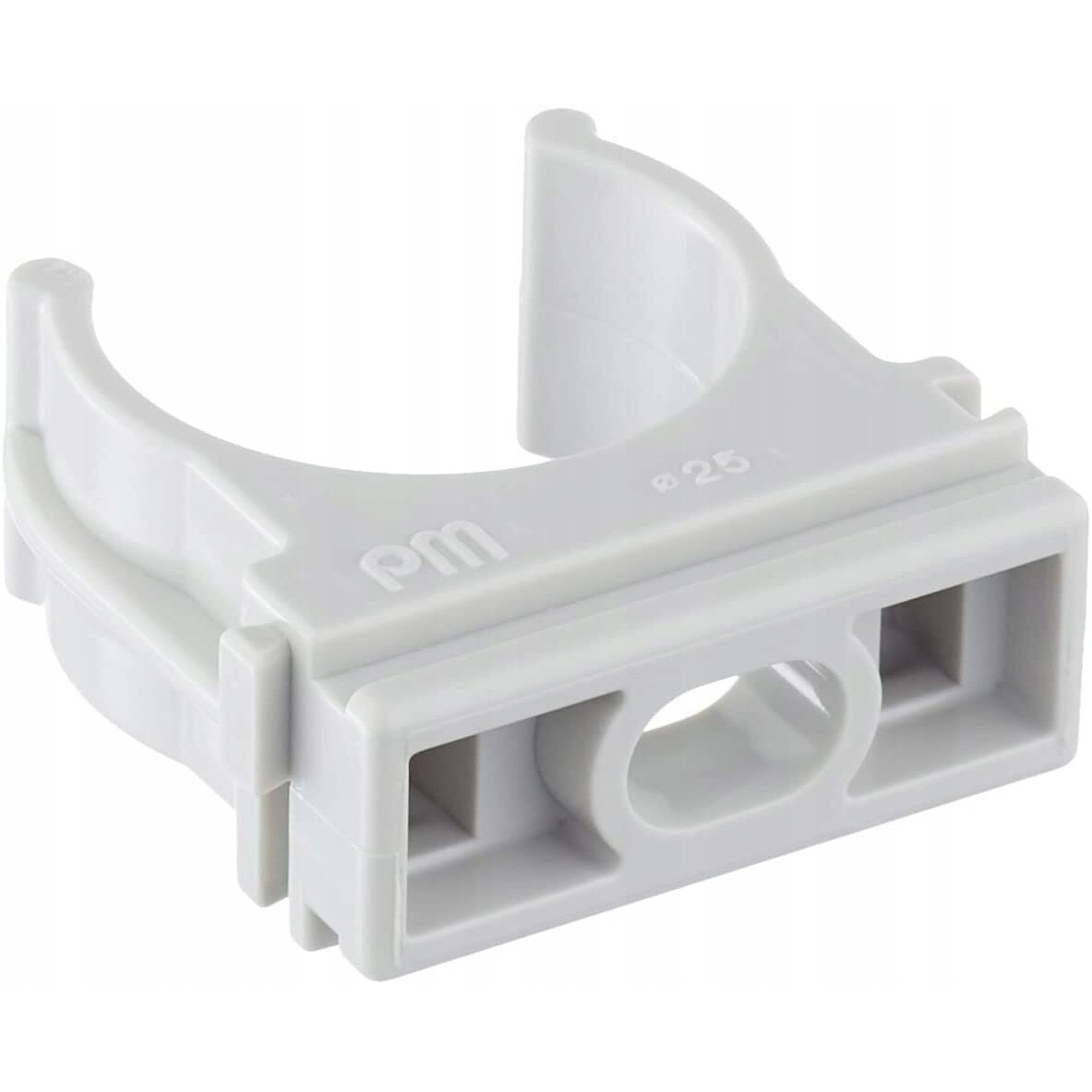 Set 10 cleme tevi, KOPP, Plastic, 25 mm, Alb - eMAG.ro