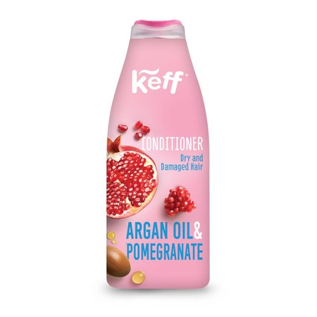 Балсам, Keff, Масло от Нар и Арган, за суха коса, 500 мл - eMAG.bg
