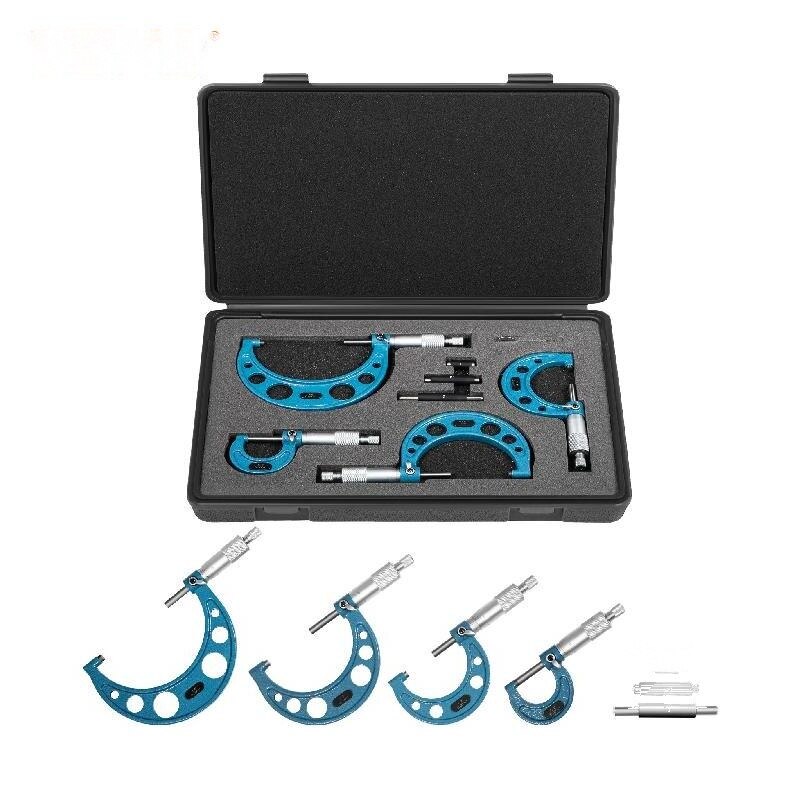 Micrometru Exterior, 0-4 Inch 4 Set - eMAG.ro