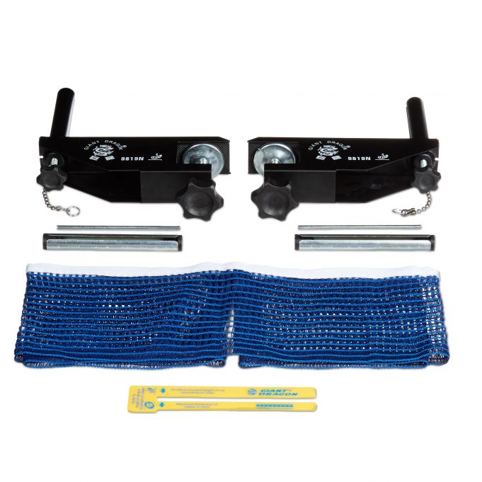 Мрежа за тенис на маса Relaxdays, разтегателна до 169,5 см, синя - eMAG.bg