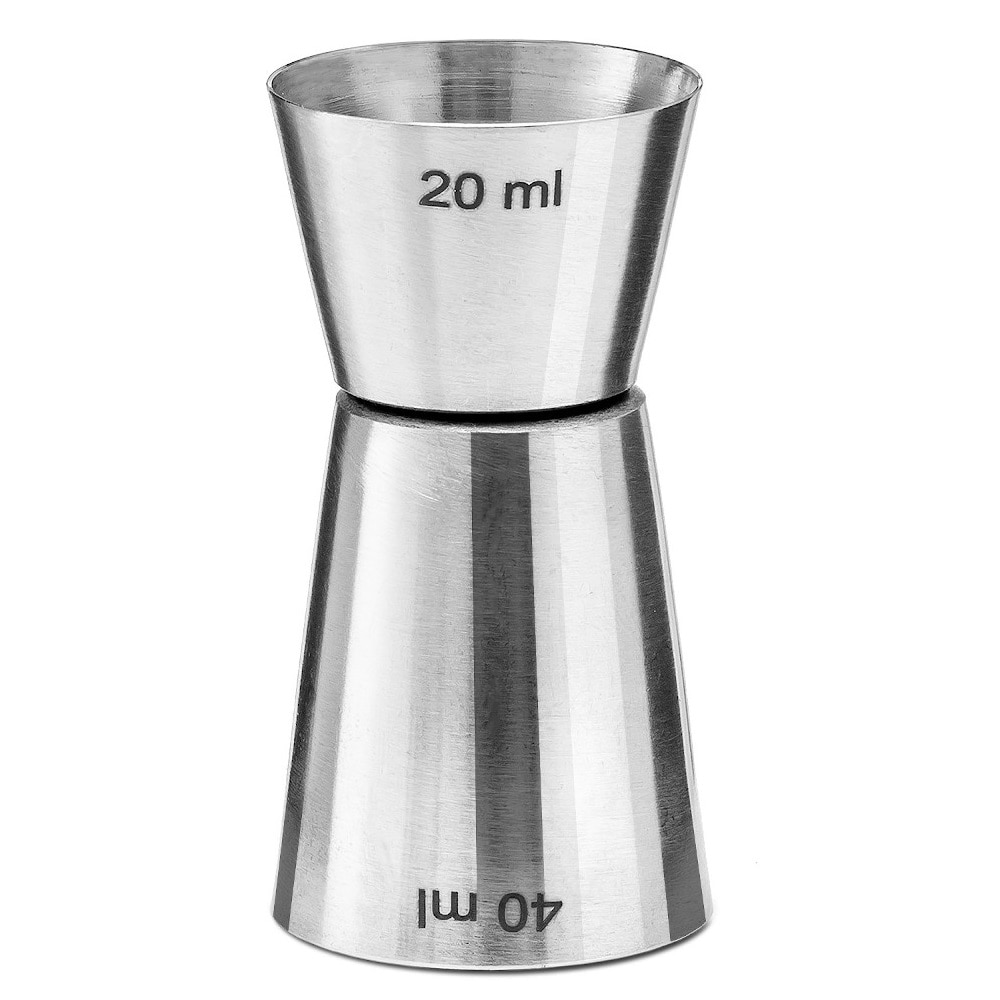 Pahar de masurare otel, model dublu 20-40 ml FORGAST FG11444 - eMAG.ro