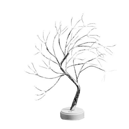 Decoratiune luminoasa de Craciun, Mmgoqqt, 108 luminite, Argintiu - eMAG.ro