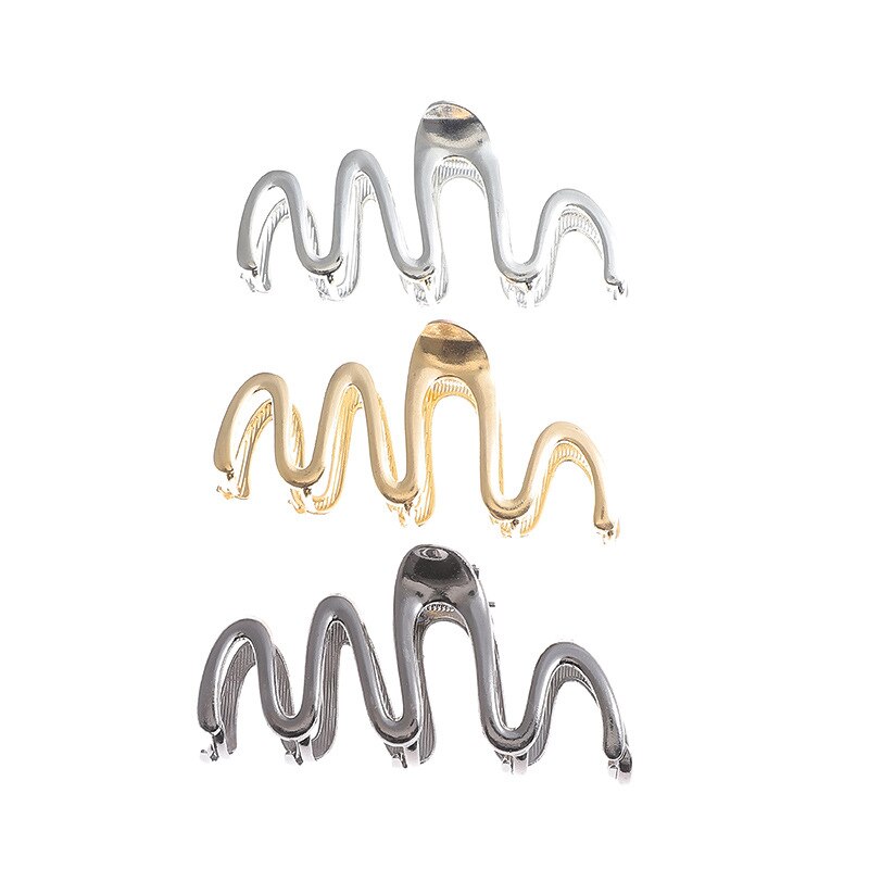 Set 3 clame de par, Pili-Paradise, Metal, Multicolor - eMAG.ro