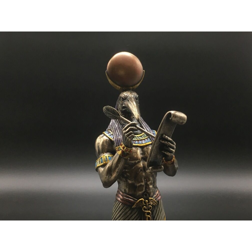 Figurina, Thot, Zeul Egiptean al Cunoasterii, din Rasina, WU77177A4 ...