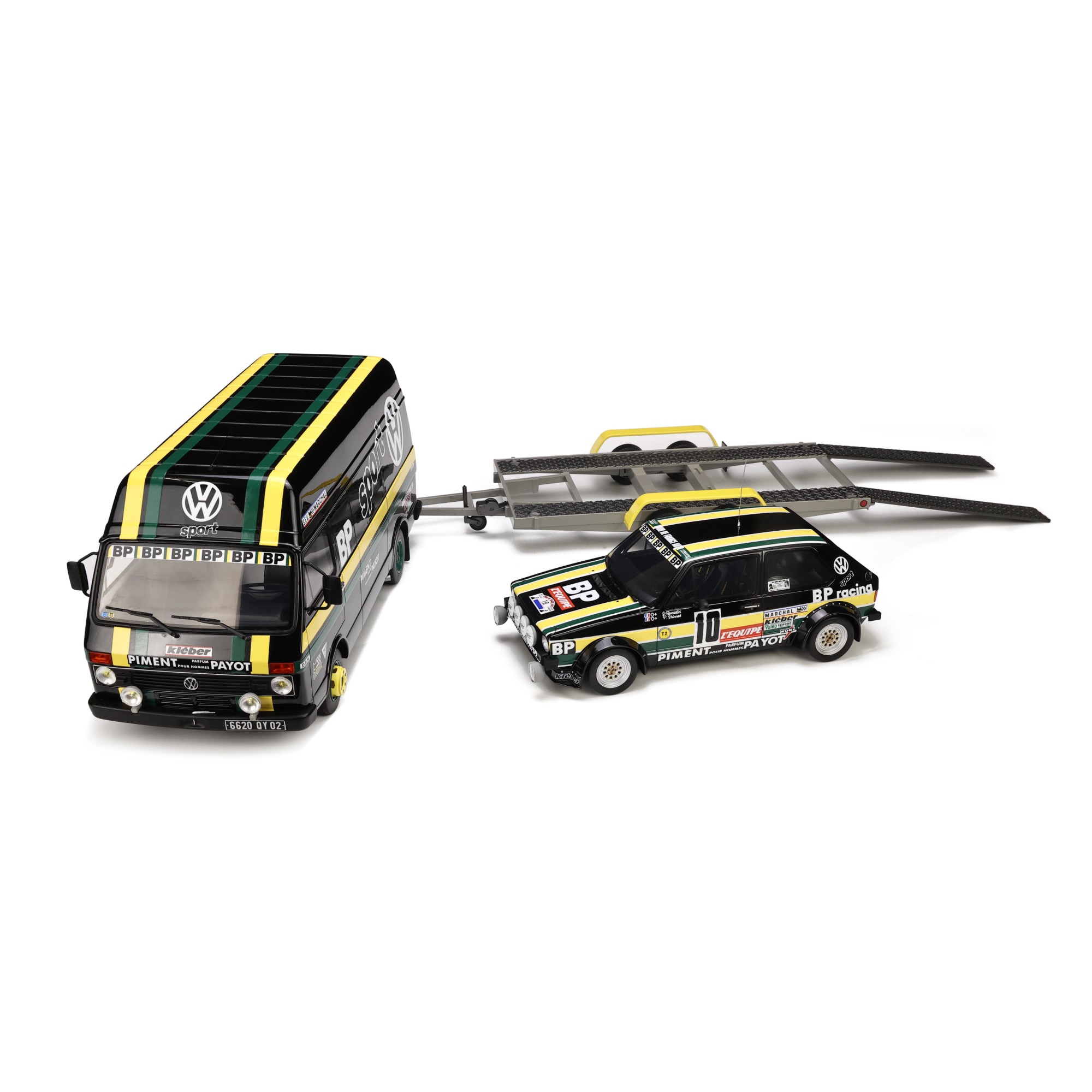 Set Machete Auto Volkswagen LT35 + Golf Gti Mk1 Gr.2 Ed. Limitata 2000 ...
