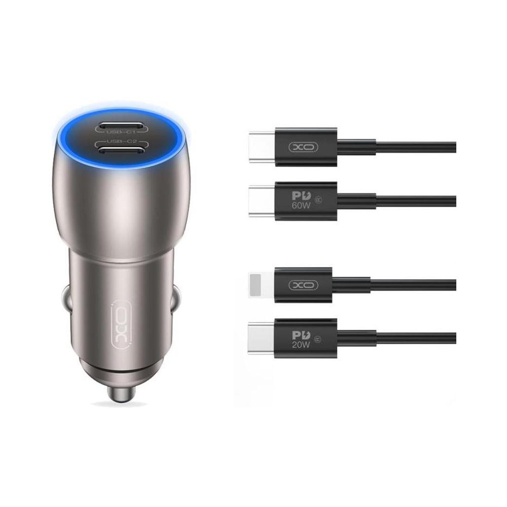 Adaptor Auto XO CC51 2TipC(PD)/3A/40W Negru - eMAG.ro