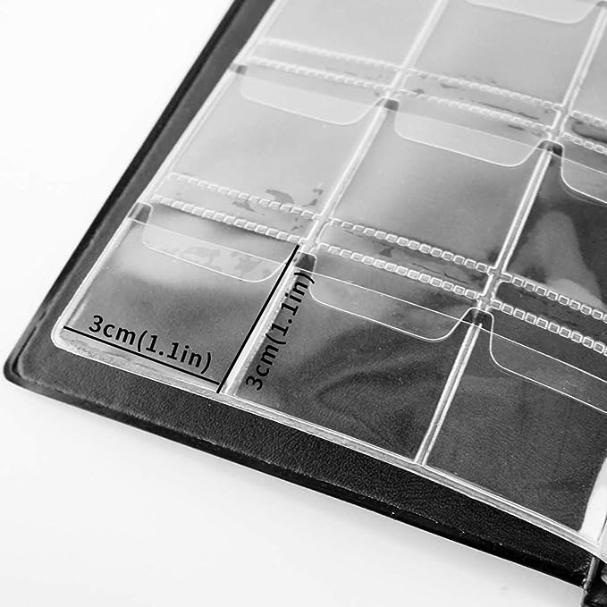 Album colectionare monede, Daladen, 120 Spatii depozitare, Negru - eMAG.ro