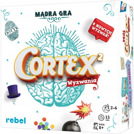 Joc educational de familie Cortex 2, Rebel, 8 ani+, Multicolor - eMAG.ro