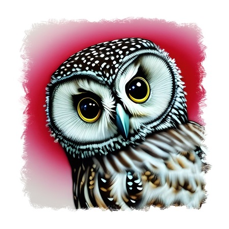 Sticker decorativ Bufnita, Roz, 55 cm, 11315ST - eMAG.ro