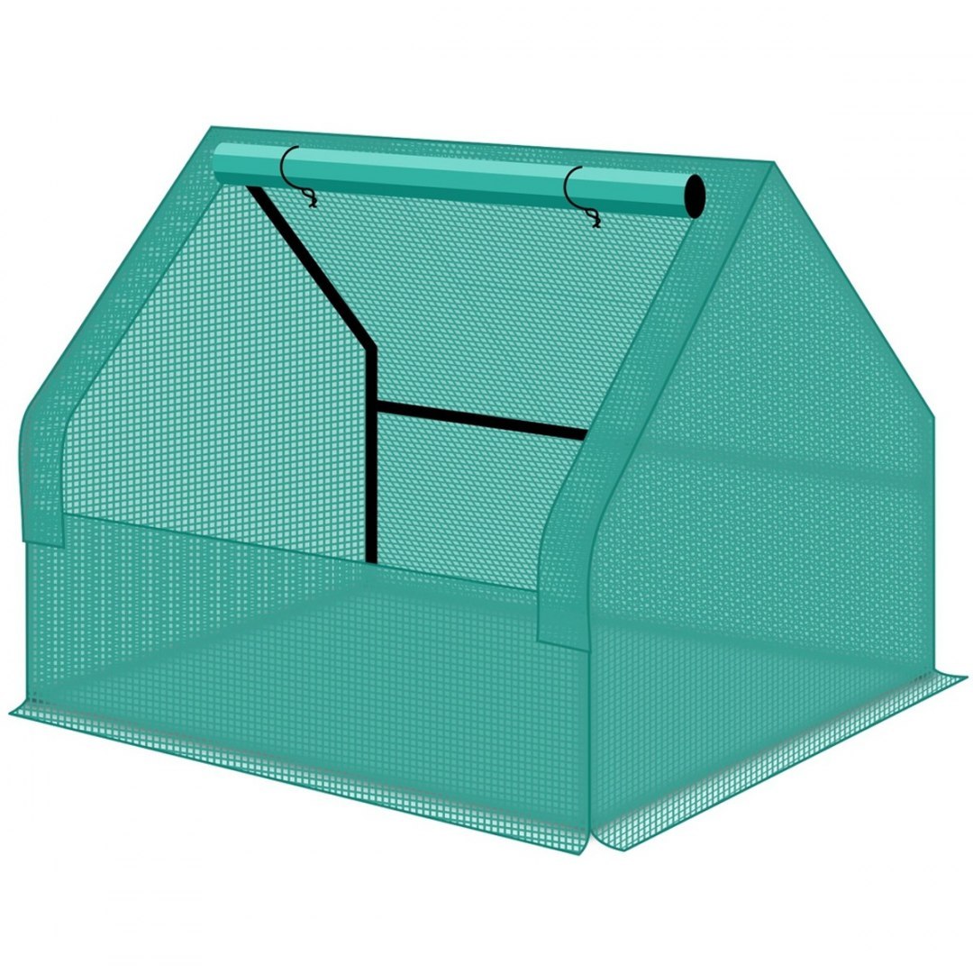 Mini sera de gradina, Saska Garden, Polietilena, 124x94x94 cm, Verde ...