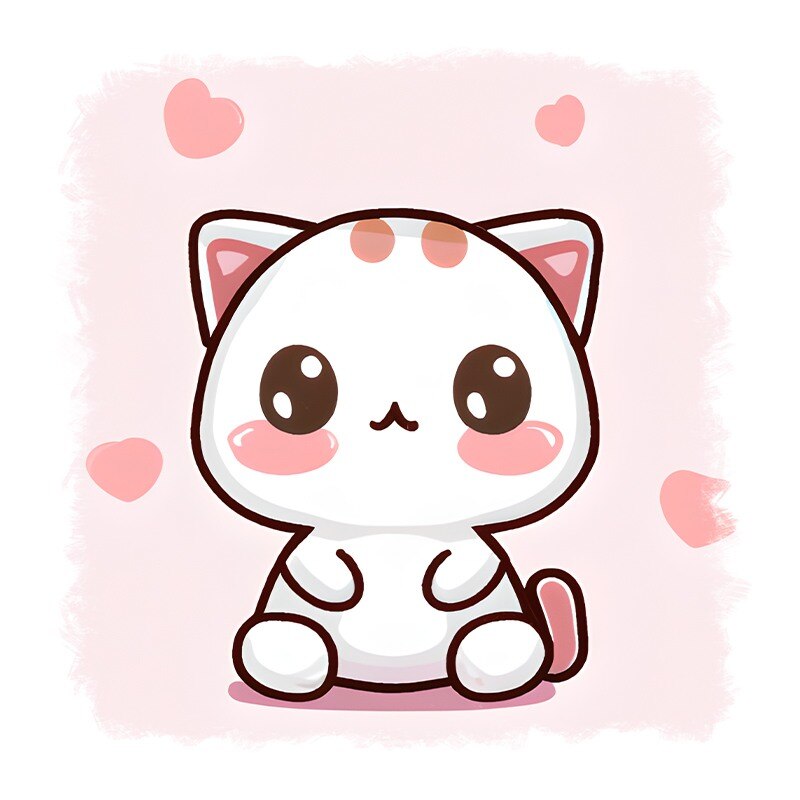 Sticker decorativ Pisica, Roz, 55 cm, 11409ST - eMAG.ro