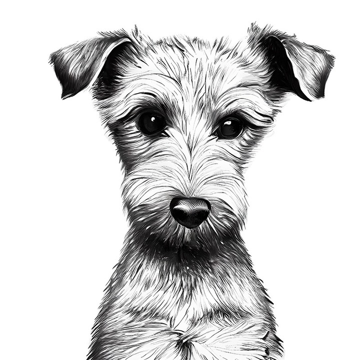 Sticker decorativ, Caine, Alb, 70 cm, 8345ST - eMAG.ro