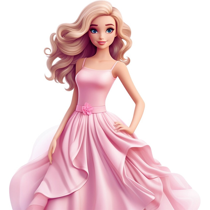 Sticker decorativ, Barbie, Roz, 65 cm, 8402ST-16 - eMAG.ro