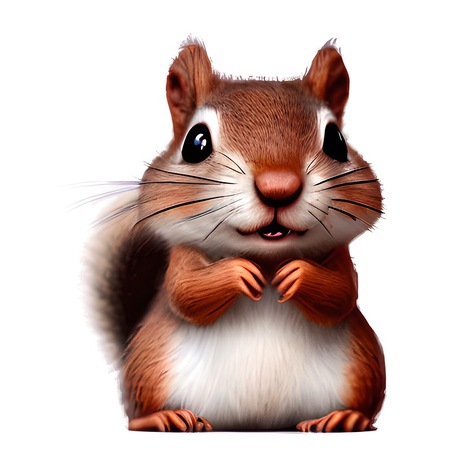 Sticker decorativ, Veverita, Maro, 78 cm, 10472ST - eMAG.ro