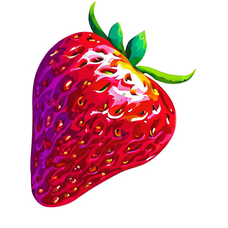 Sticker decorativ, Capsuna, Rozu, 74 cm, 10551ST - eMAG.ro