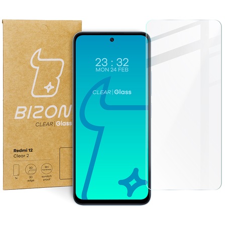 Bizon Glass фолио за Redmi 12, стъкло - eMAG.bg