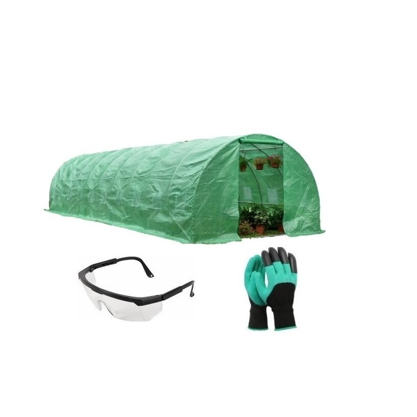 Sera polietilena (solar) FAG, 10x3x2 m, folie 140g/mp, fereastra ...