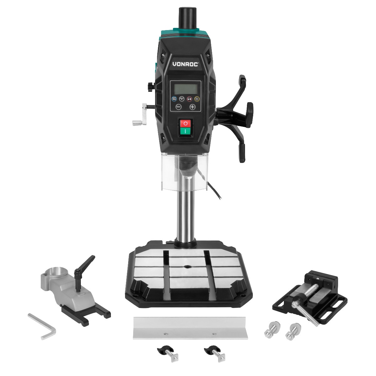 Masina de gaurit cu coloana VONROC PD501AC, putere 900W, panou de ...