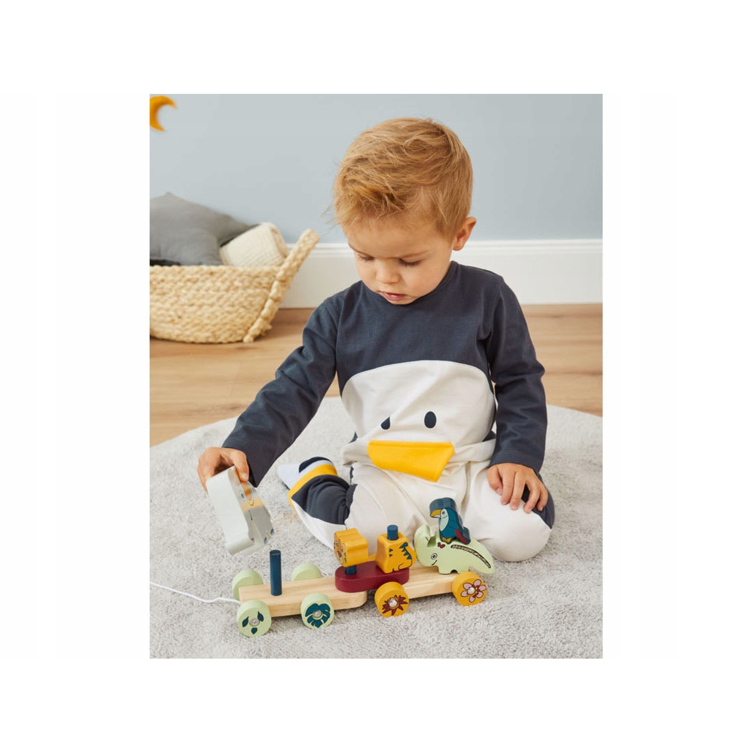 Дървена играчка Животни - сафари, Play tive, Многоцветни - eMAG.bg