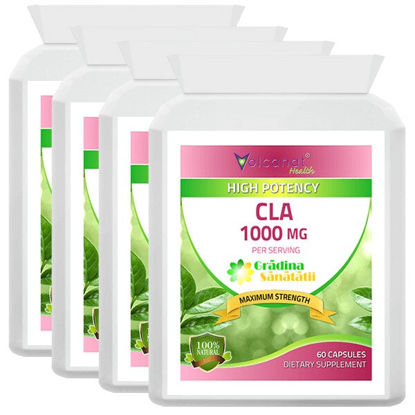 Oferta 4 Cutii Acid Linoleic Conjugat CLA 1000 Mg - Super Concentrat ...