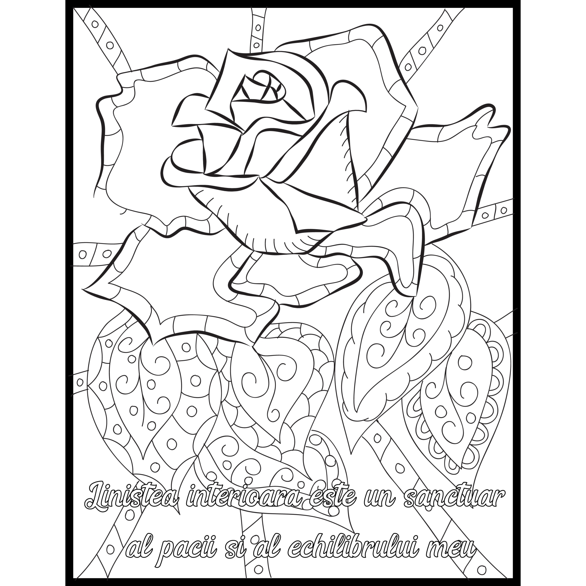 Carte de Colorat pentru Adulti si Adolescenti cu Afirmatii despre ...