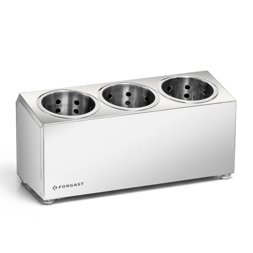 Recipient pentru tacamuri 3 piese, inox, FORGAST FG00301 - eMAG.ro