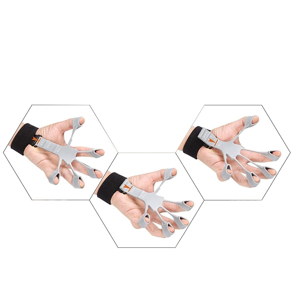 Flexor SIKS Pentru Degete Din Silicon, Banda De Sustinere Velcro ...