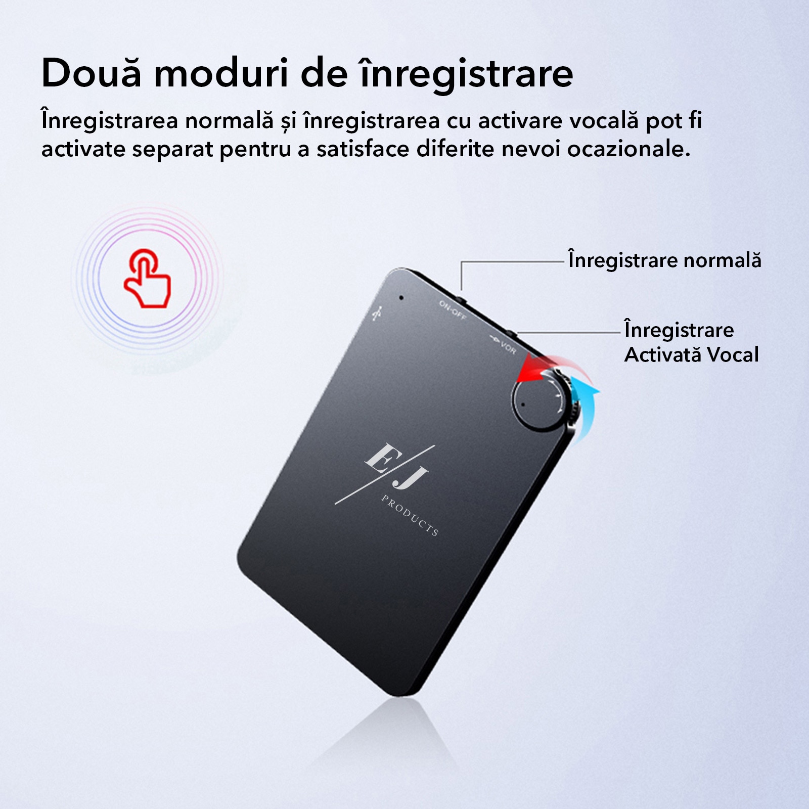 Mini reportofon spion ultra subtire activat la voce, K2, 32 GB ...