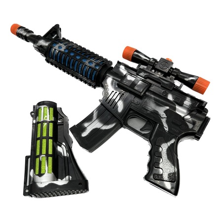 Mitraliera cu lumini, Combat Rifle, 53 cm, Vision XXI - eMAG.ro