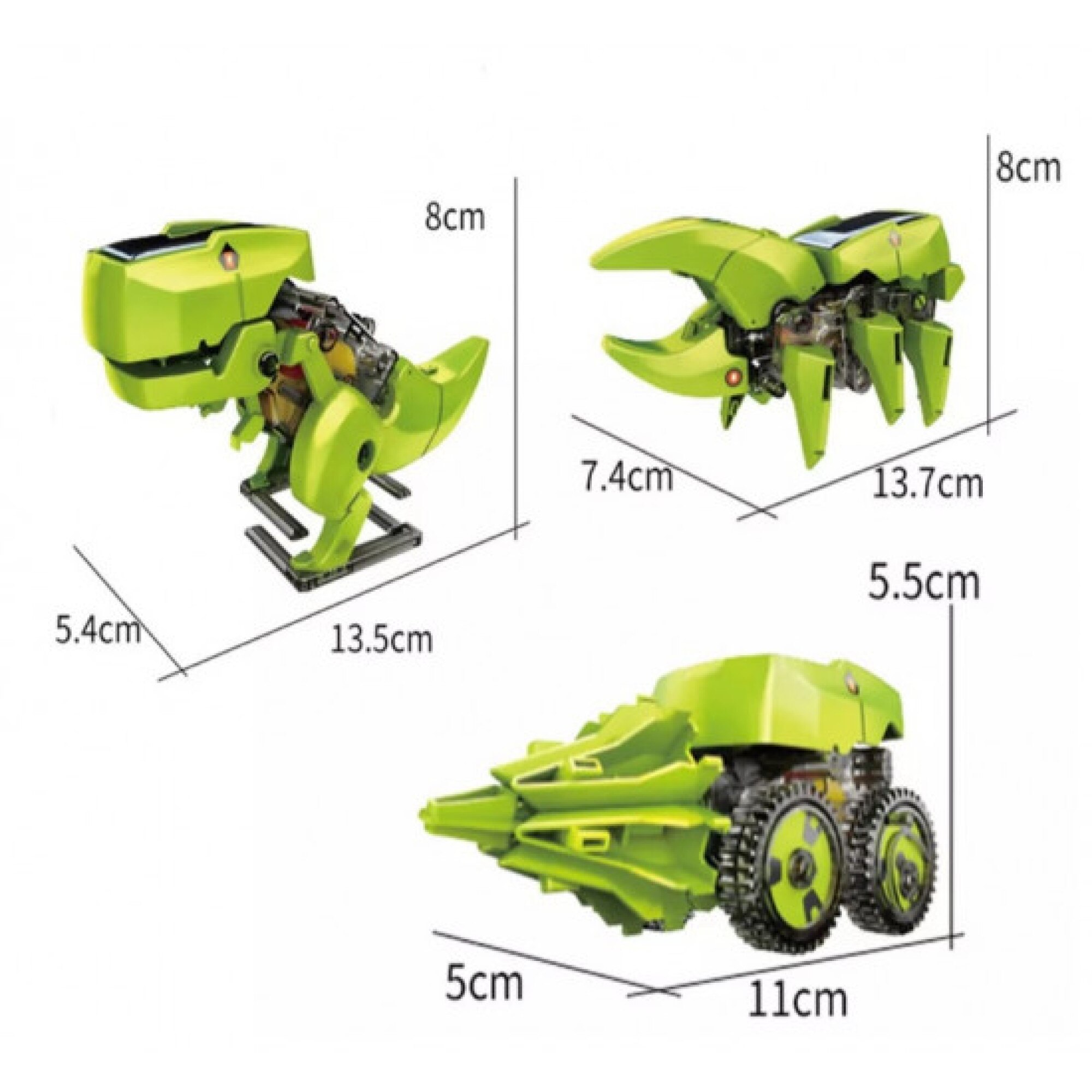 Kit Roboti modulari 3 in 1 solari verzi, pentru dezvoltarea ...