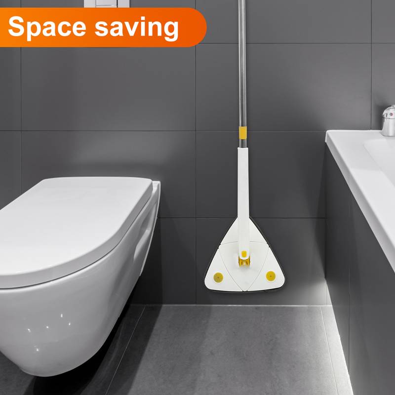 Mop triunghi pentru podea, sau tavan, rotativ 360 grade, lungime ...