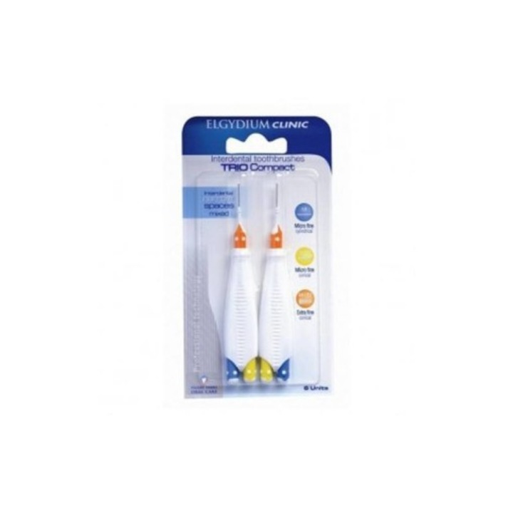 Periuta interdentara triocompact narrow x 2 buc(ultrafine) - eMAG.ro