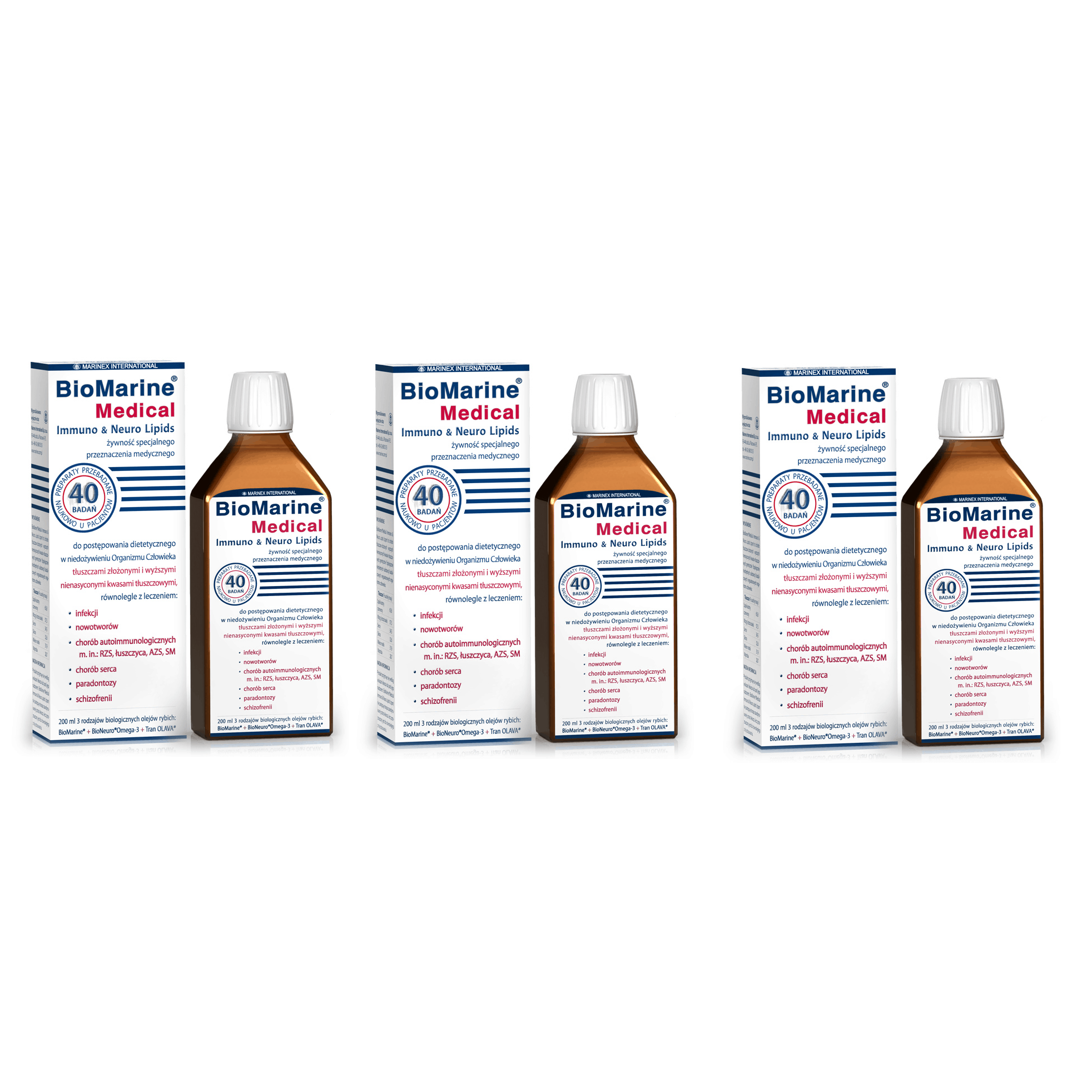 BioMarine Medical, MARINEX, Immuno Neuro Lipids EPA, DHA si Omega-3 ...