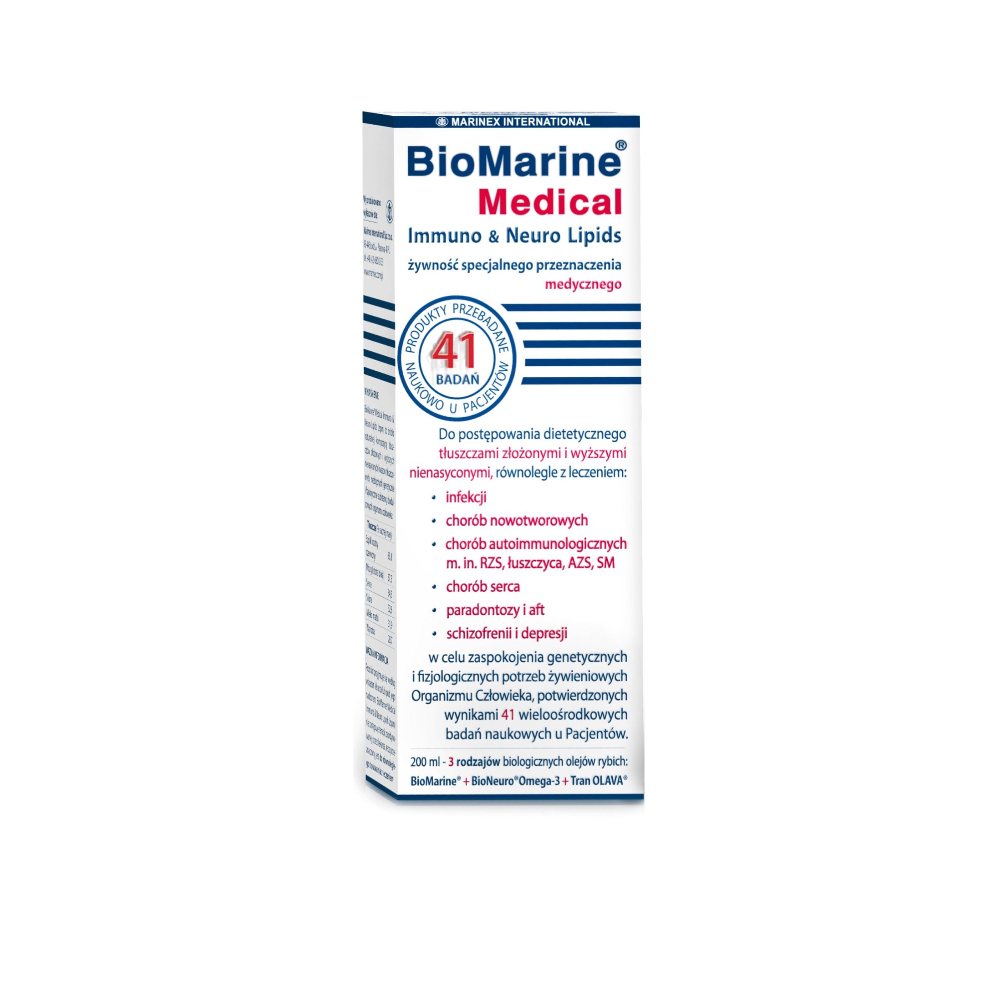 BioMarine, MARINEX, Medical Immuno Neuro Lipids EPA, DHA si Omega-3 ...
