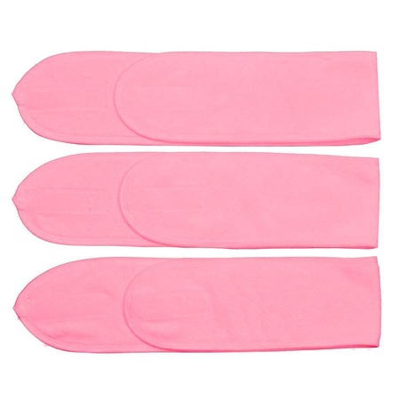 Set 3 bentite protectie par femei, Panza, Roz - eMAG.ro