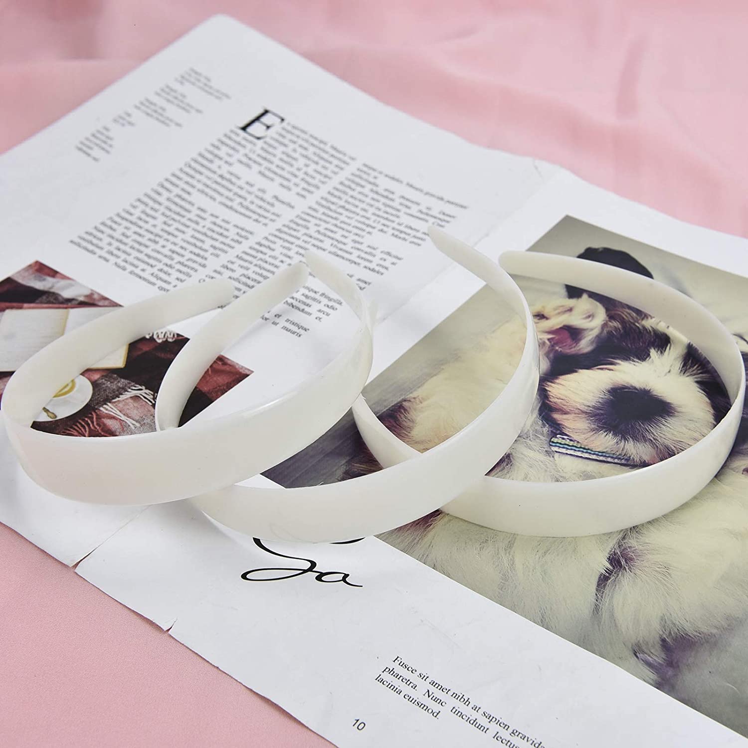 Set 20 bentite de par, Plastic, Alb - eMAG.ro