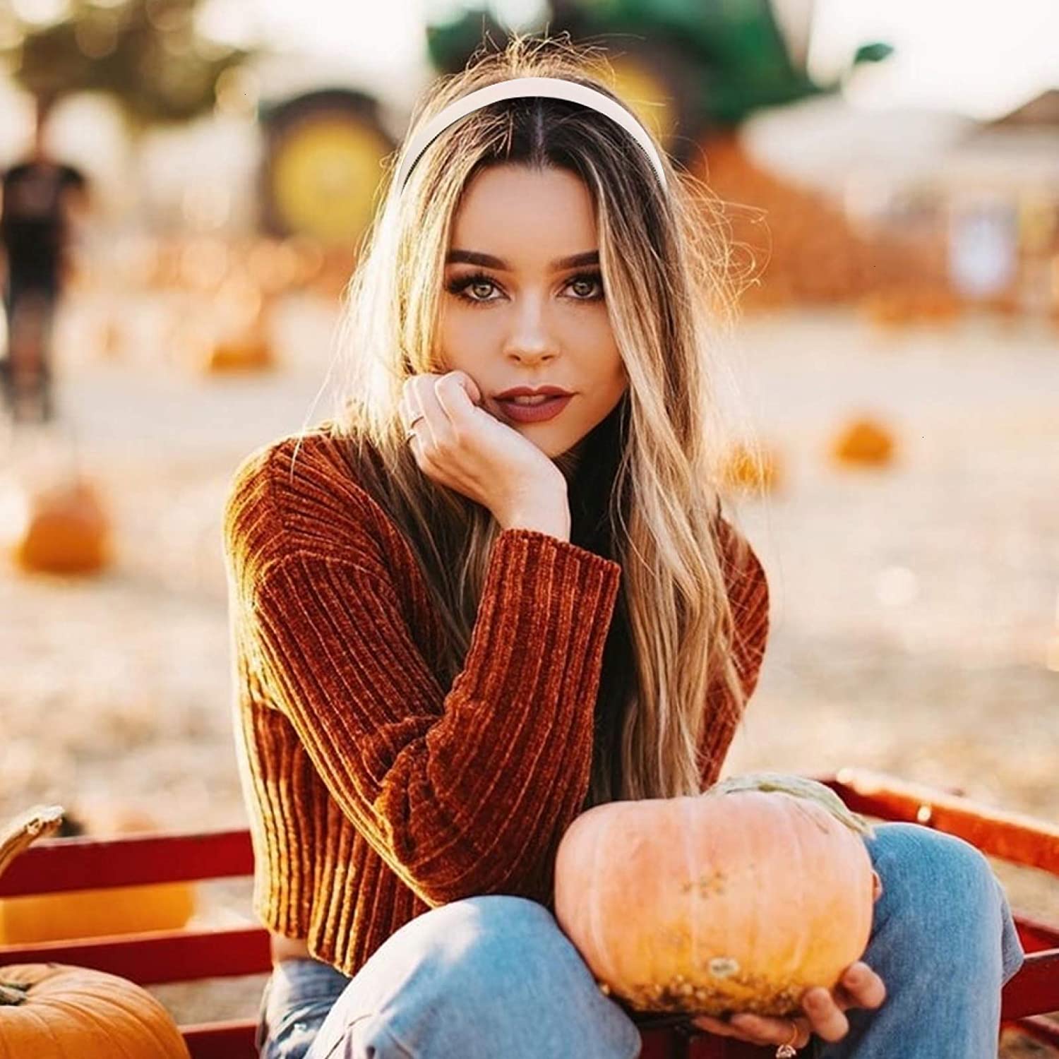 Set 20 bentite de par, Plastic, Alb - eMAG.ro