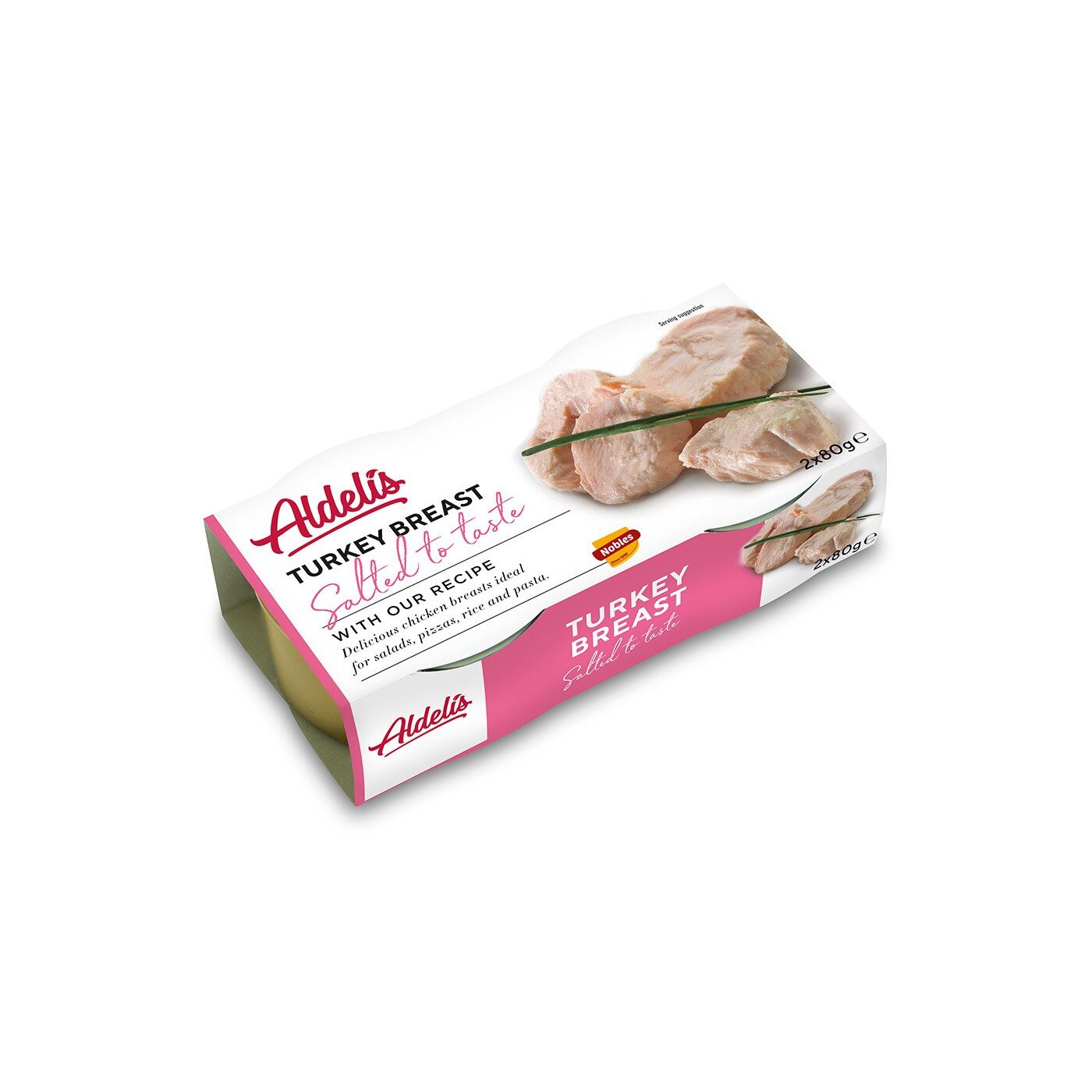 File de piept de curcan in saramura, Aldelis, 2 x 80 g - eMAG.ro