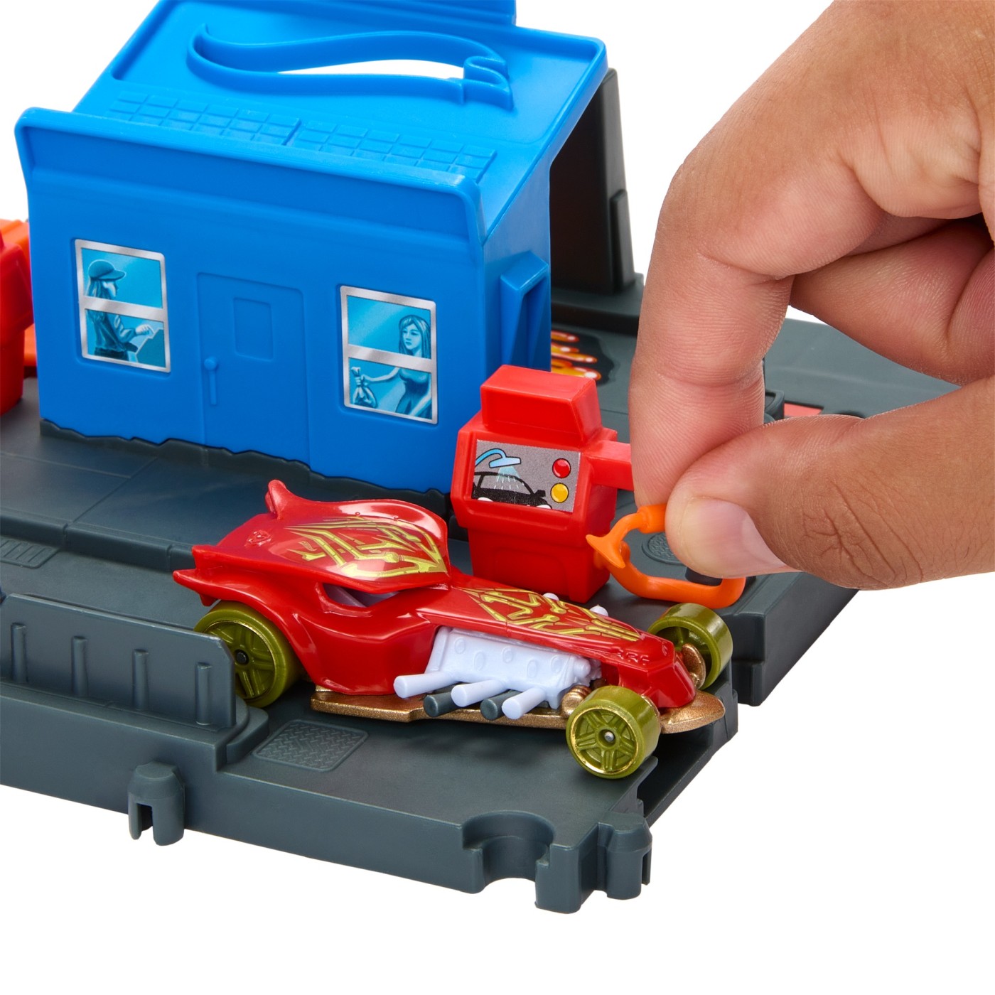 Set de joaca Hot Wheels City - Fuel Station Shift - eMAG.ro