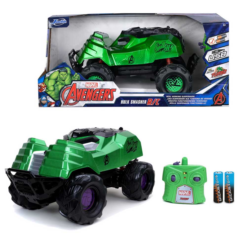 Masinuta RC Marvel - Hulk Smasher, scara 1:14 - eMAG.ro