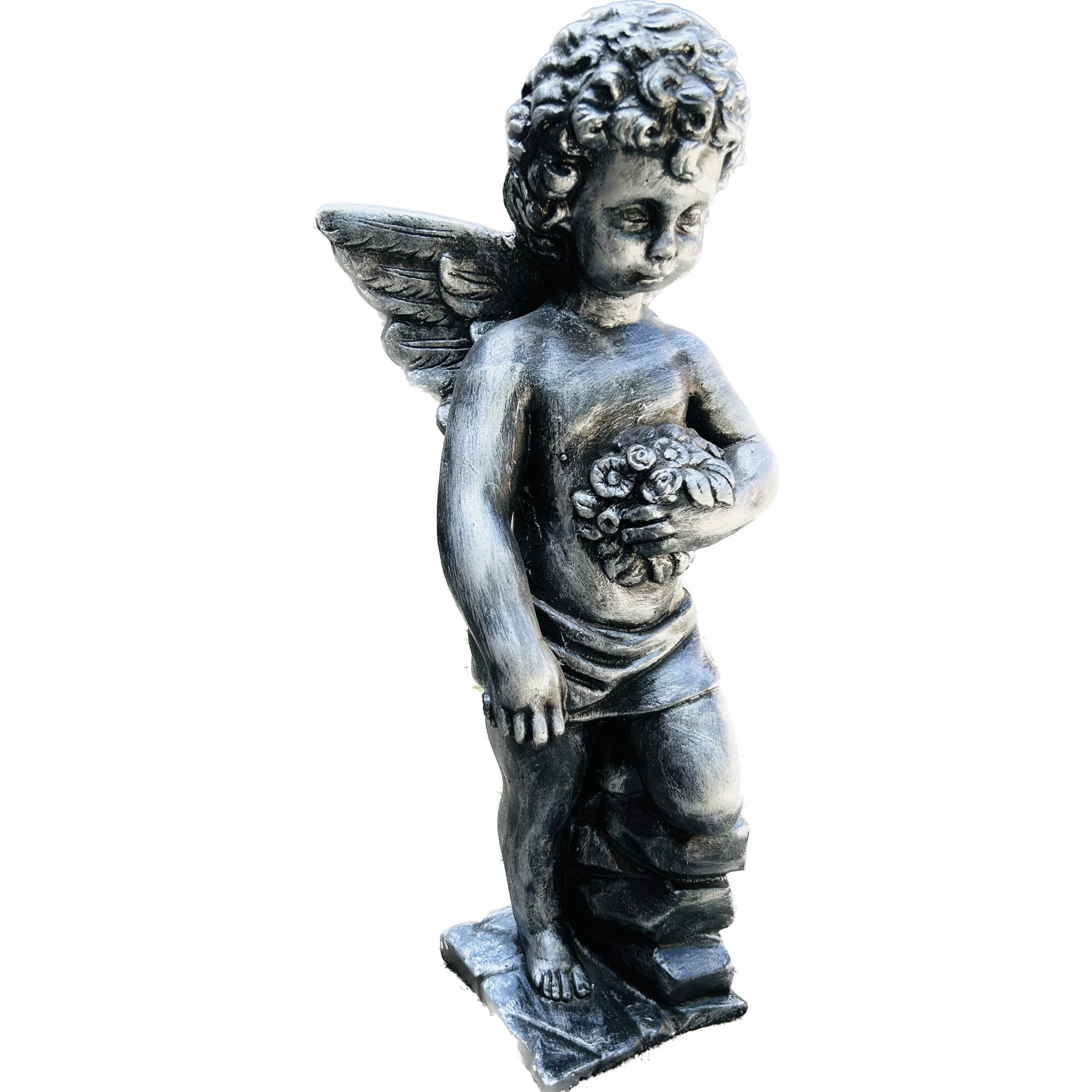 Figurina de gradina, Inger, Inaltime 38 cm - eMAG.ro