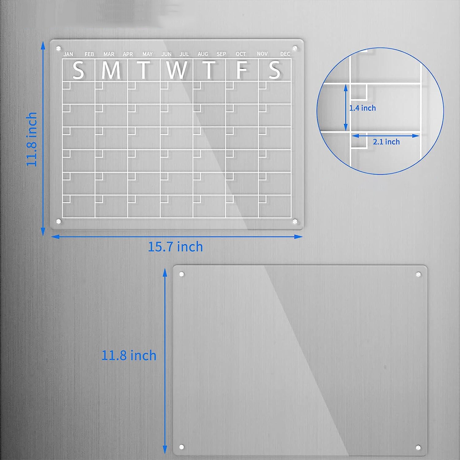 Set Tabla magnetica, Vaxiuja, Planner magnetic saptamanal, 2 Tabla, cu ...