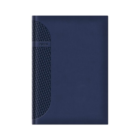 Agenda 2024, datata zilnic, 460 Kent Blu Cina, 15x21 cm - eMAG.ro