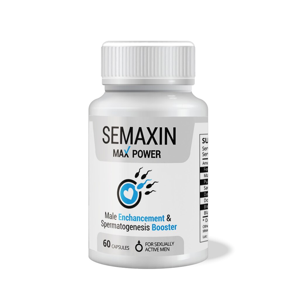 Supliment alimentar pentru erectii puternice, SEMAXIN MAX POWER, 60 ...