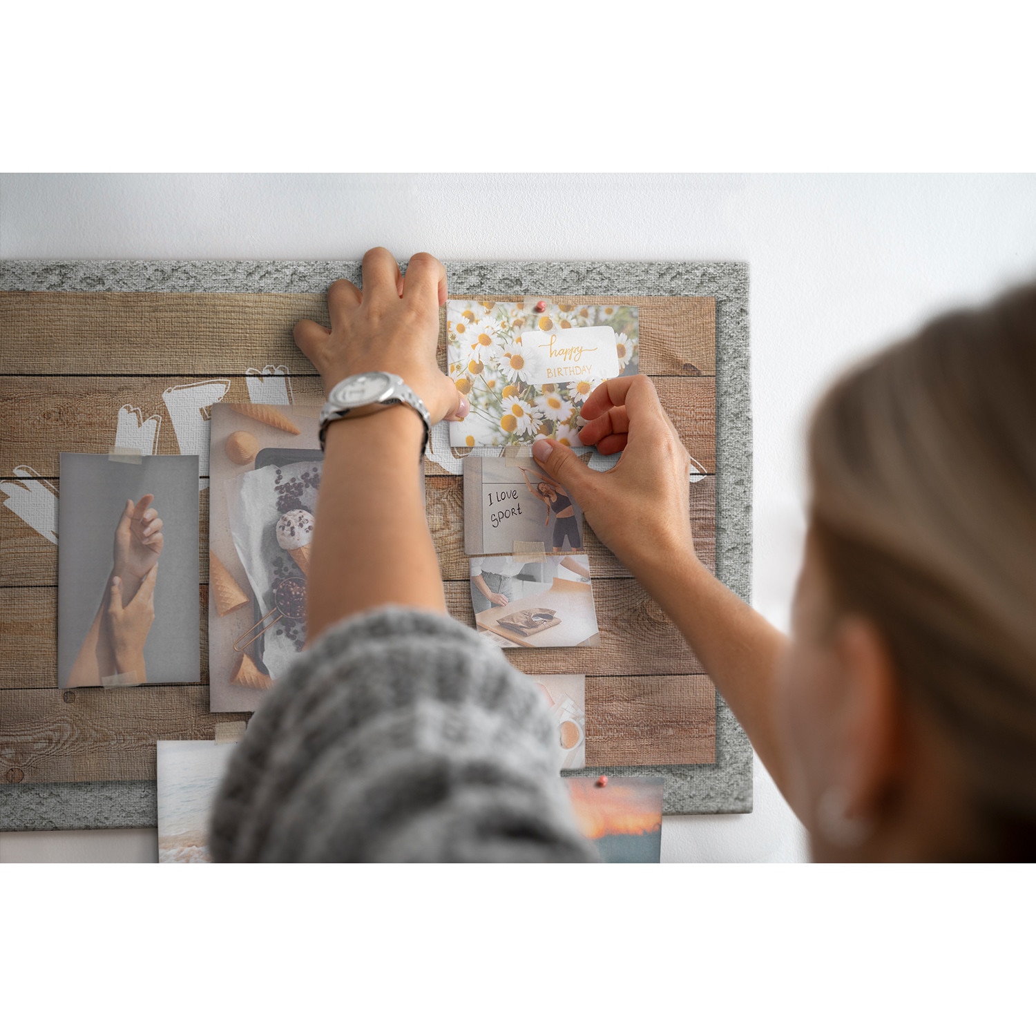 Tabla de pluta, Tulup, Welcome Board, Multicolor, 60 cm x 40 cm, Metal ...