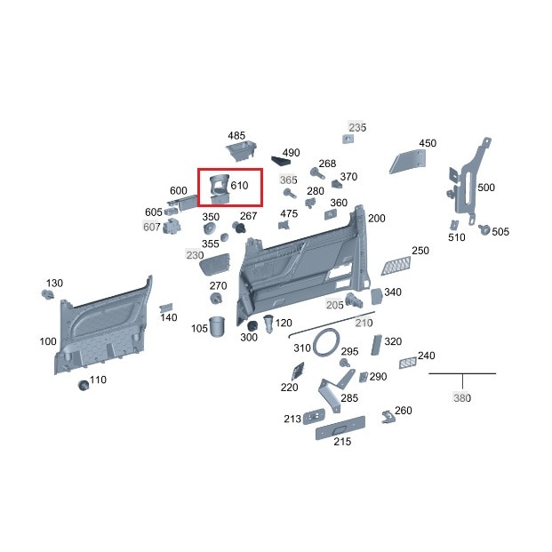 Suport pahar auto, Mercedes-Benz, Negru - eMAG.ro