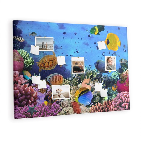 Tabla de pluta, Tulup, Viata subacvatica, Multicolor, 140 cm x 100 cm ...