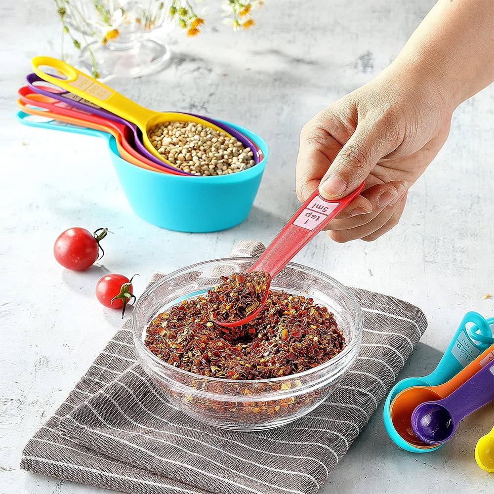 Set 12 lingurite gradate pentru masurare, Yefound®, pentru masurare si ...